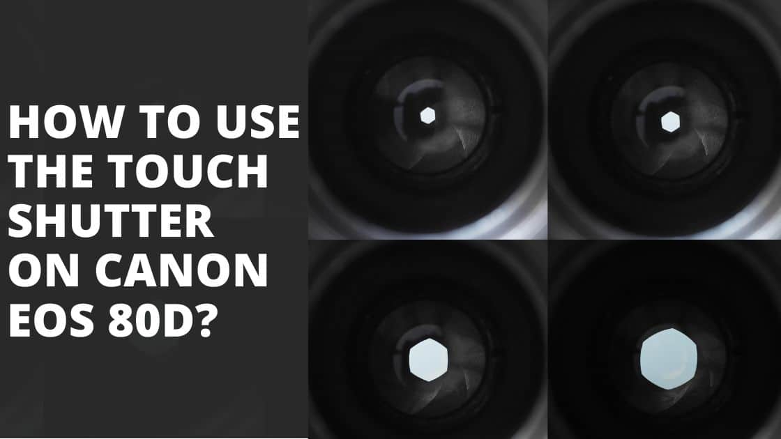 How To Use The Touch Shutter On Your Canon EOS 80D?