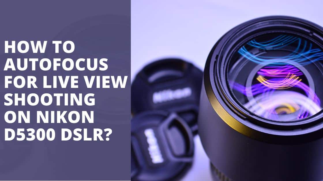 Master Autofocus for Live View on Nikon D5300 DSLR